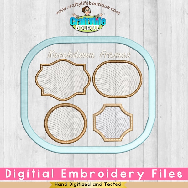 Embroidery Monogram Frames - Etsy