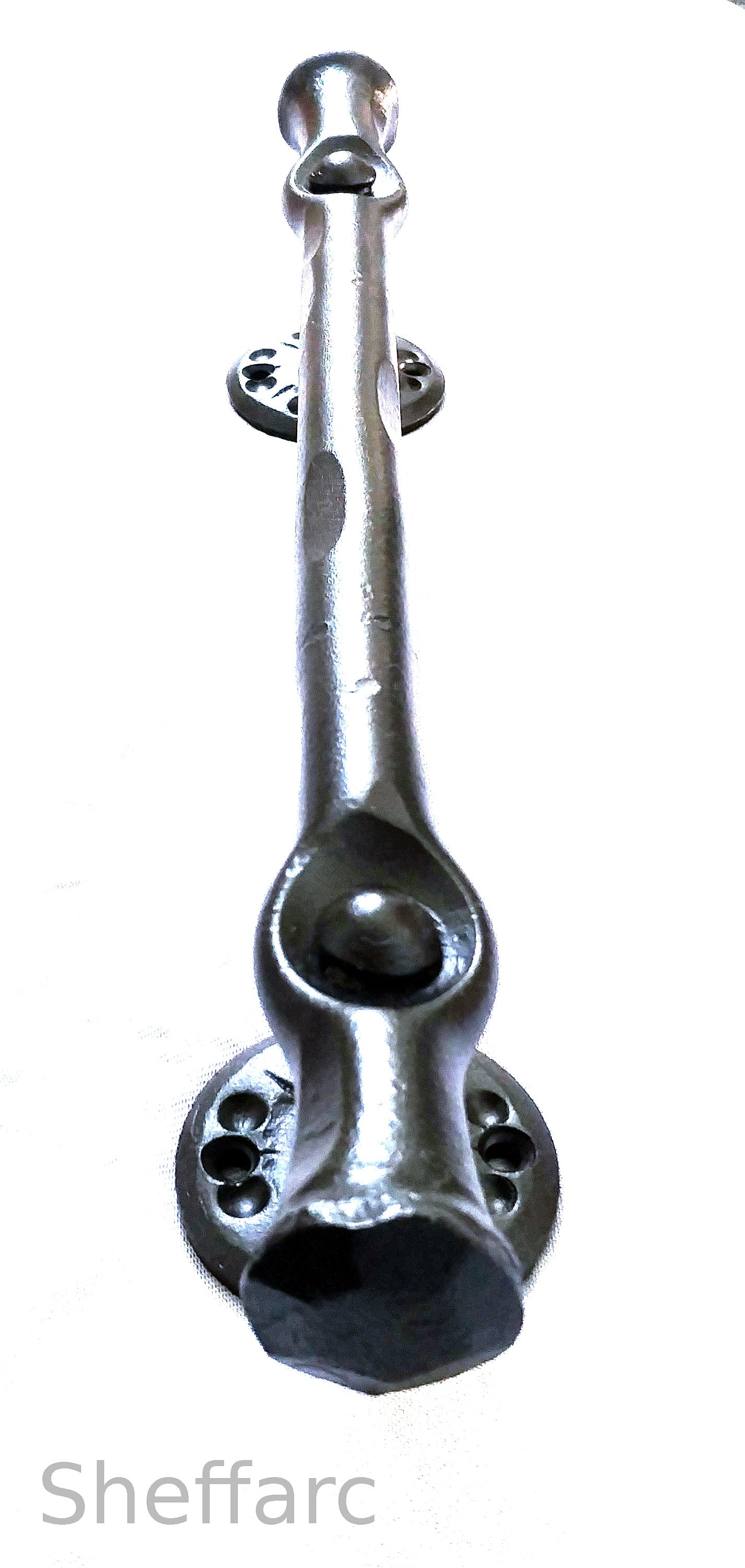 Rustic Ornamental Wrought Iron Grab Handle Rail Bar - Etsy UK