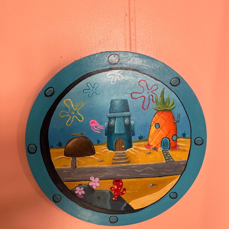 Spongebob Window - Etsy