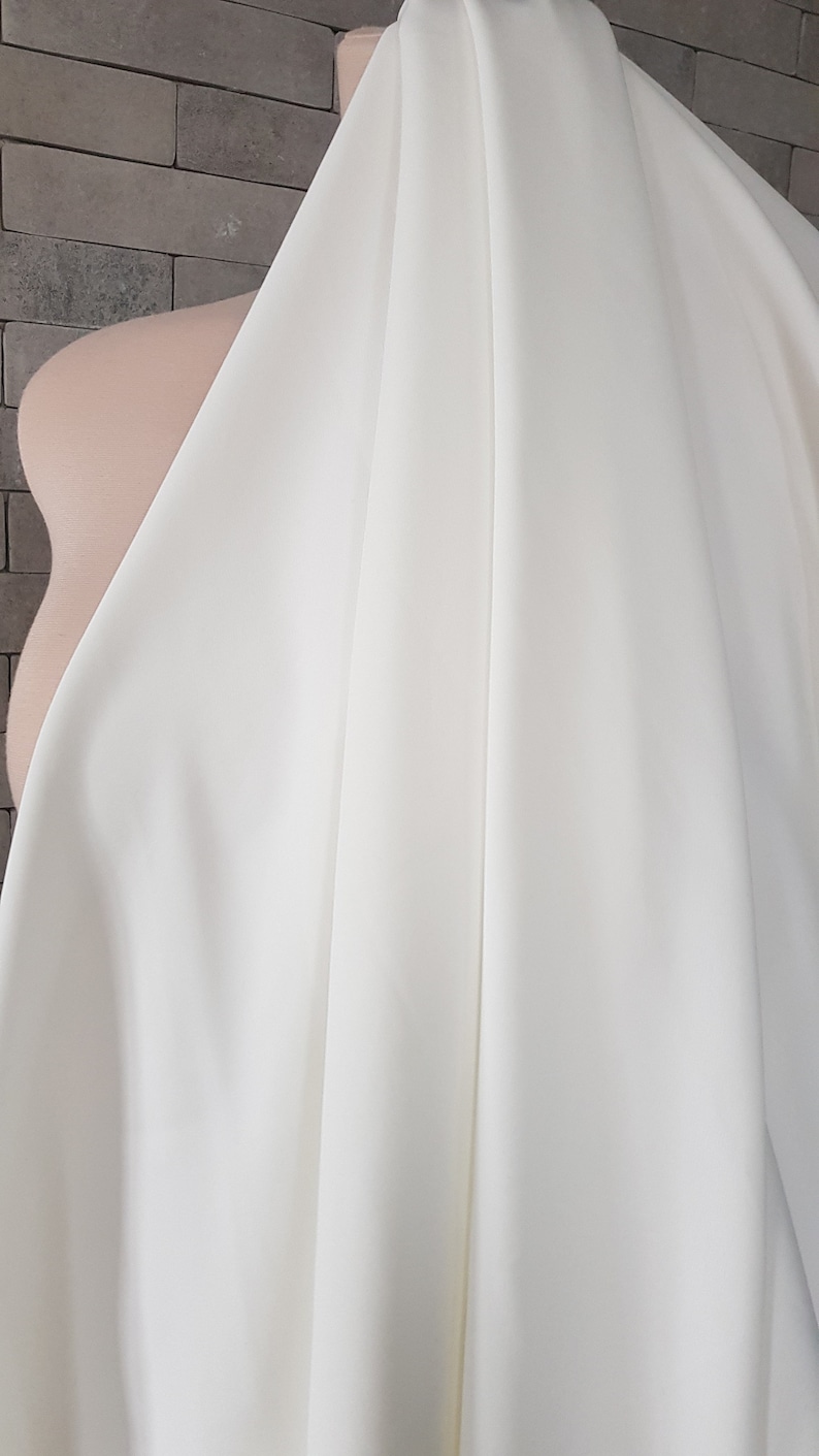 More Colors High Quality Matte Crepe Fabric Wedding Dress - Etsy