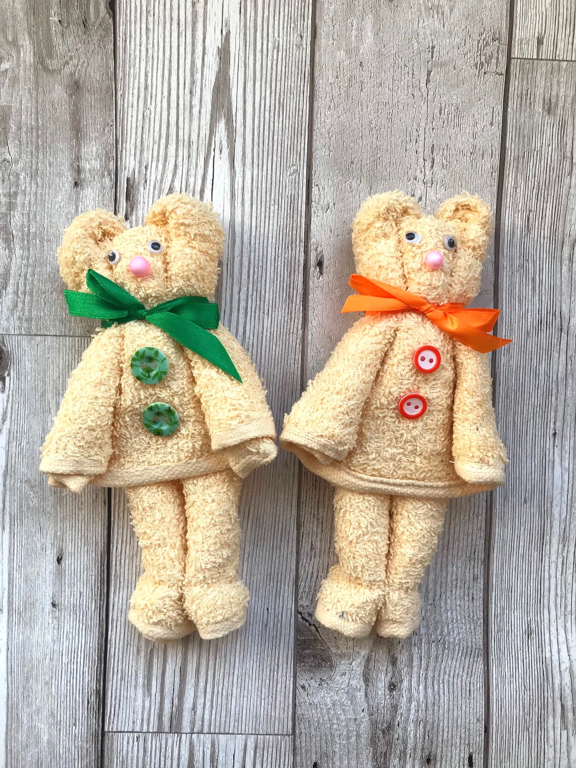 TEDDY FLANIMALS Tatty the ted. Made from 100% cotton | Etsy