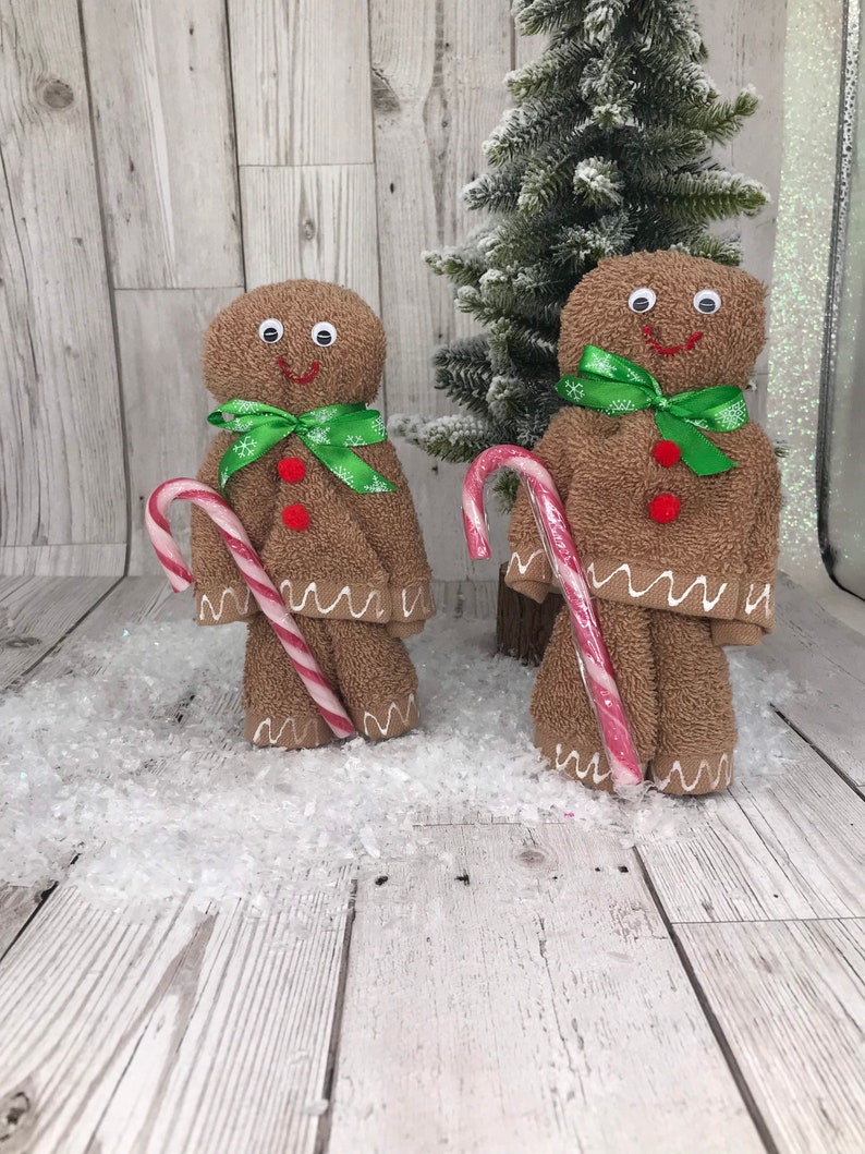 Incl. Postage GINGERBREAD MEN FLANIMALS - Mr Gumdrops! Made From a ...