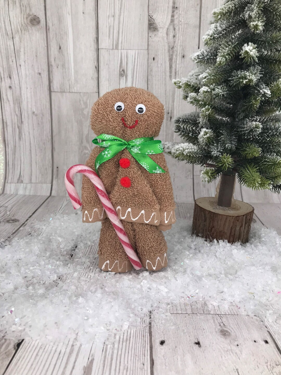 GINGERBREAD MEN FLANIMALS - Mr Gumdrops! Made From a Cotton Flannel ...