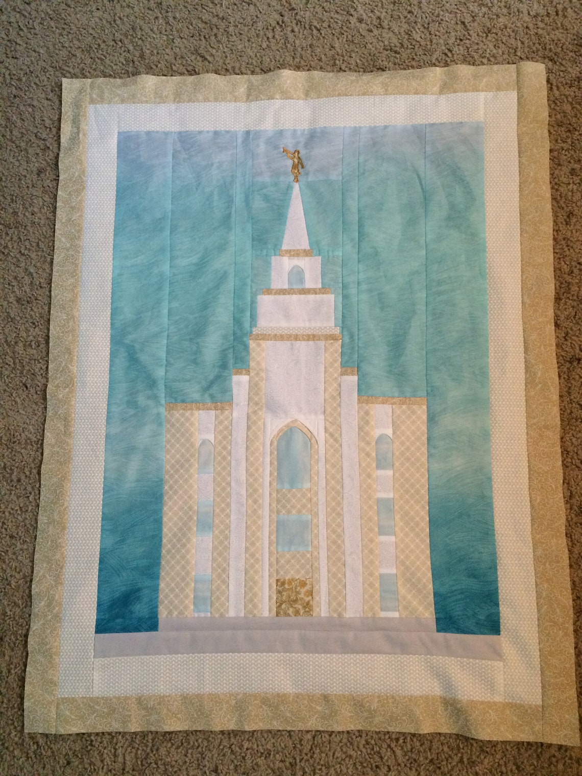 Kansas City Temple Quilt Block Pattern - Etsy