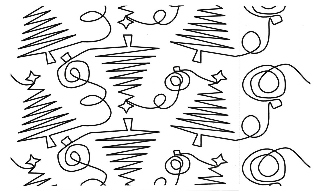 Christmas Trees Pantograph - Etsy