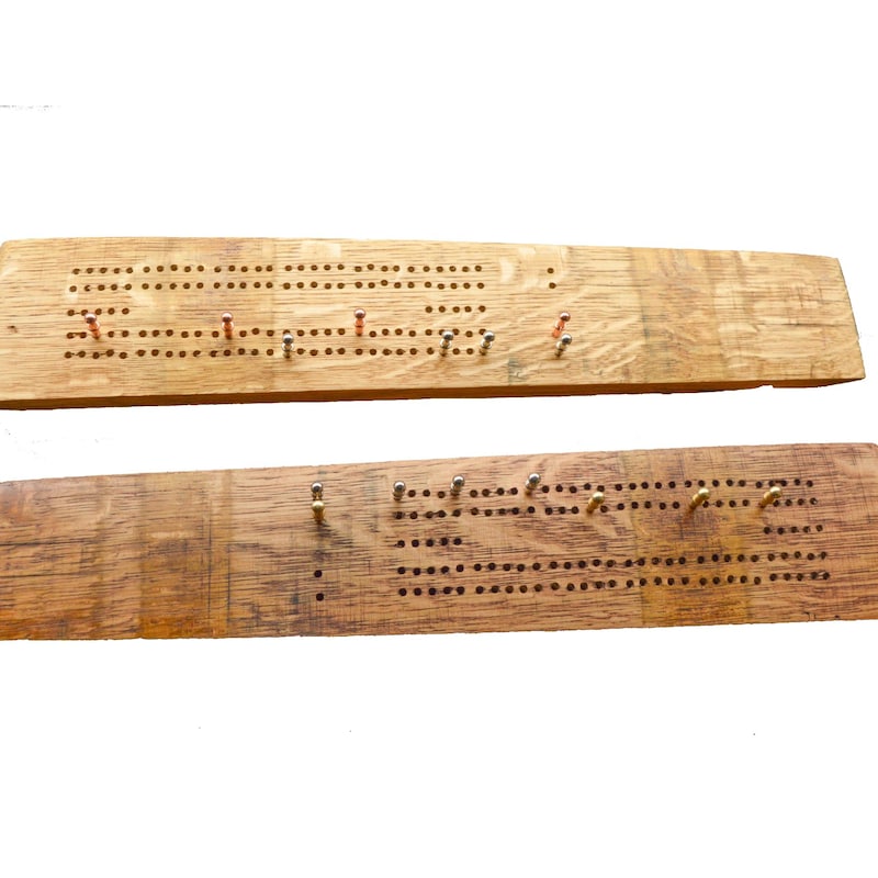 Rustic Cribbage Board - Etsy