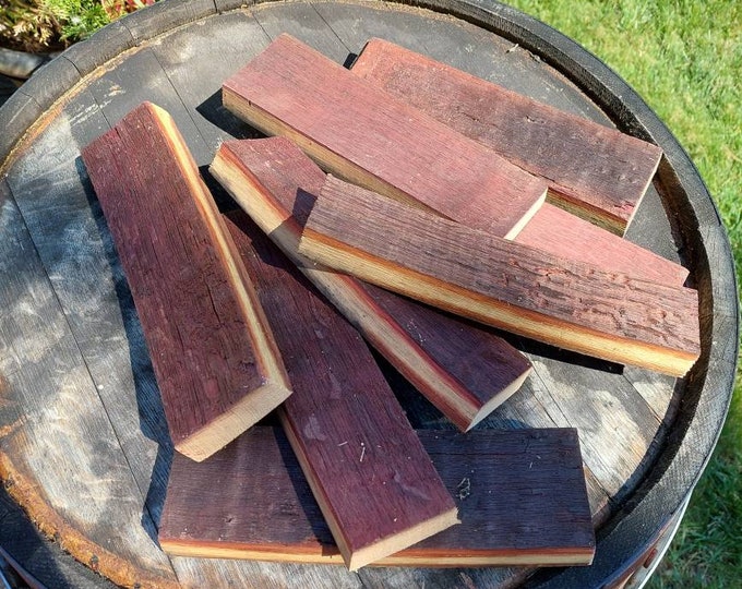 Red Wine Barrel Stave Cut off End Pieces / Cut Offs / Oak - Etsy Canada