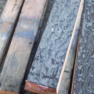 Whiskey Barrel Stave Cut off Pieces / Box of 8 / 24 Length - Etsy Canada