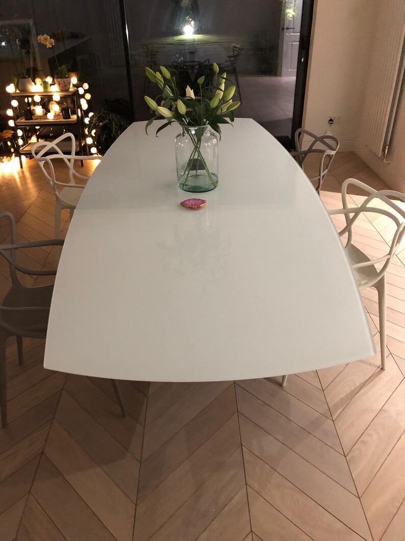 Scorpio Dining Table 2800 X 1200mm Glass Top - Etsy UK