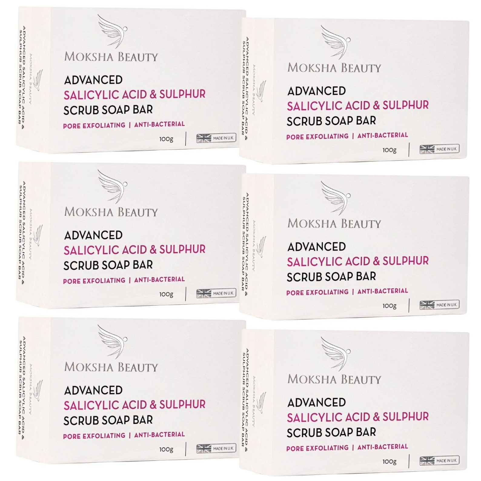 Sulphur Soap Bar With Salicylic Acid made in U.K Advanced Salicylic ...