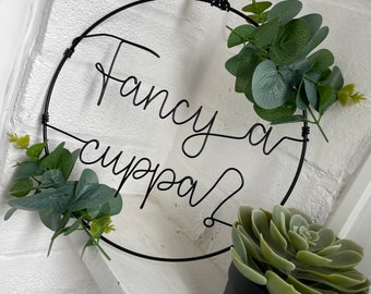 Fancy a Cuppa Sign - Etsy UK
