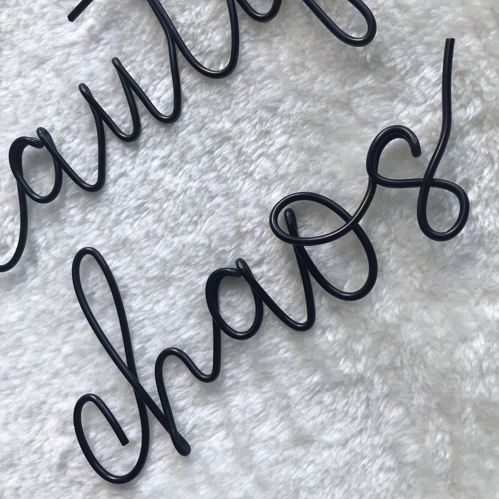 Our Beautiful Chaos Sign Wire Sign Personalised Sign | Etsy