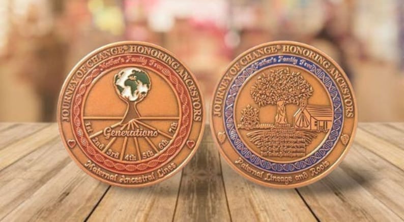 Honoring Ancestors Coin | Family Tree | Ancestry Gifts | Altars ...