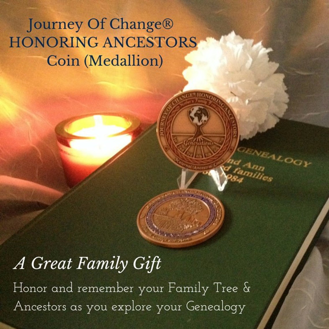 Honoring Ancestors Coin | Family Tree | Ancestry Gifts | Altars ...