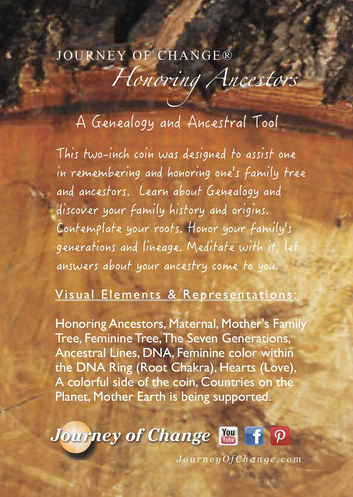 Honoring Ancestors Coin Family Tree Ancestry Gifts Altars Genealogy ...