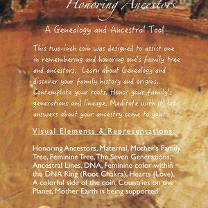 Honoring Ancestors Coin | Family Tree | Ancestry Gifts | Altars ...