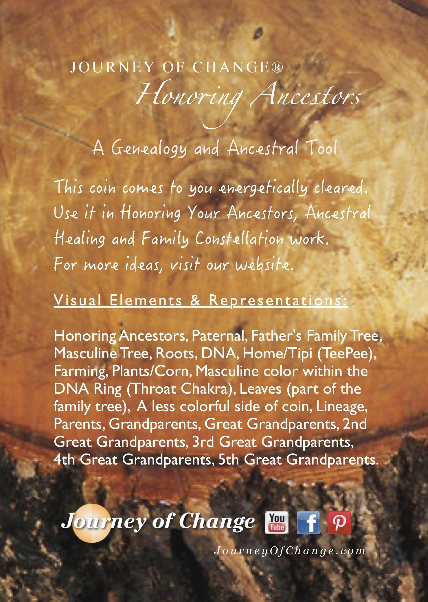 Honoring Ancestors Coin | Family Tree | Ancestry Gifts | Altars ...