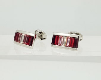 Ruby Cufflinks | Etsy