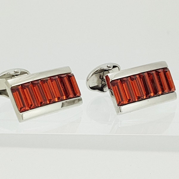 Orange Cufflinks - Etsy