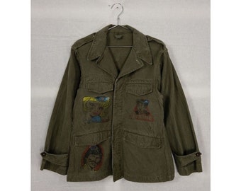 1950s French Army M47 Jacket, HBT, Size M & L - Etsy
