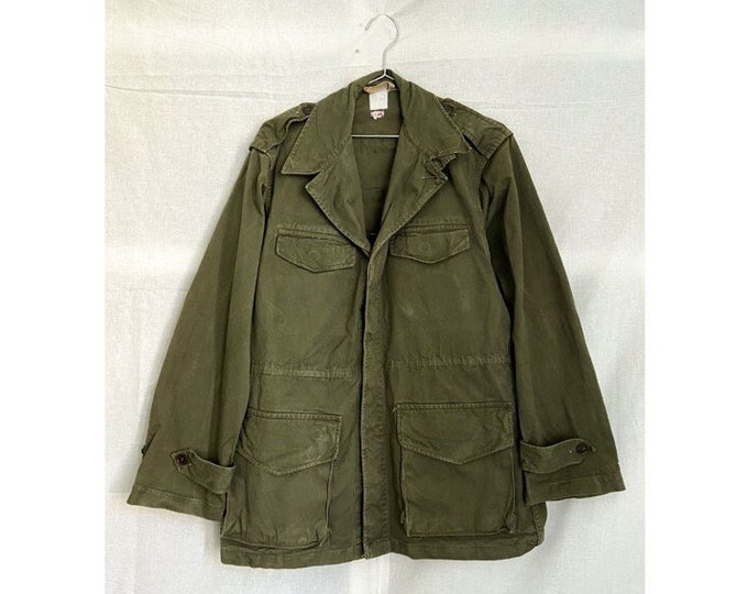1950s French Army M47 Jacket, HBT, Size M & L - Etsy