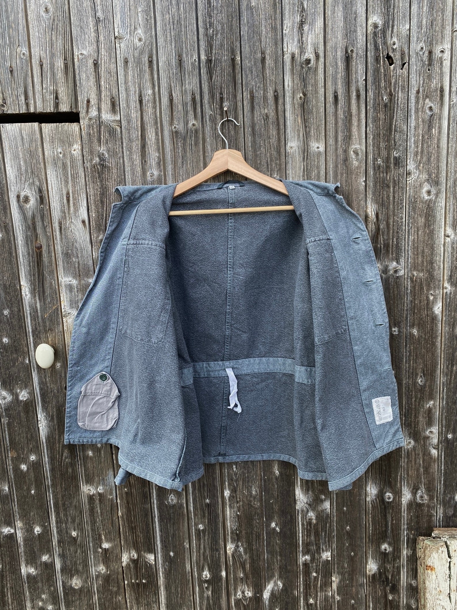 Vintage Swiss Denim Prison and Army Work Jacket Size S to XXL - Etsy