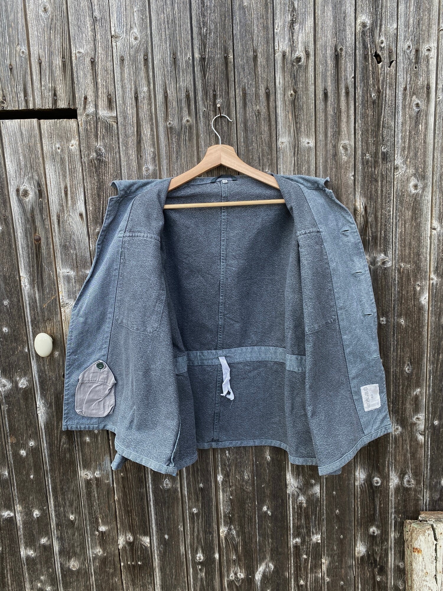 Vintage Swiss Denim Prison and Army Work Jacket Size S to XXL - Etsy