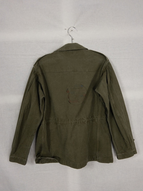1950s French Army M47 Jacket, Custom Hand Painted, Si… - Gem