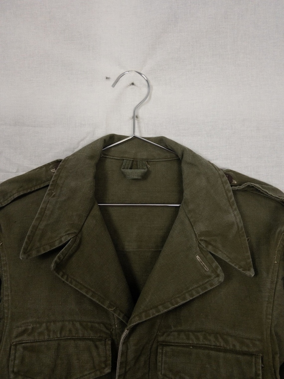 1950s French Army M47 Jacket, Custom Hand Painted, Si… - Gem