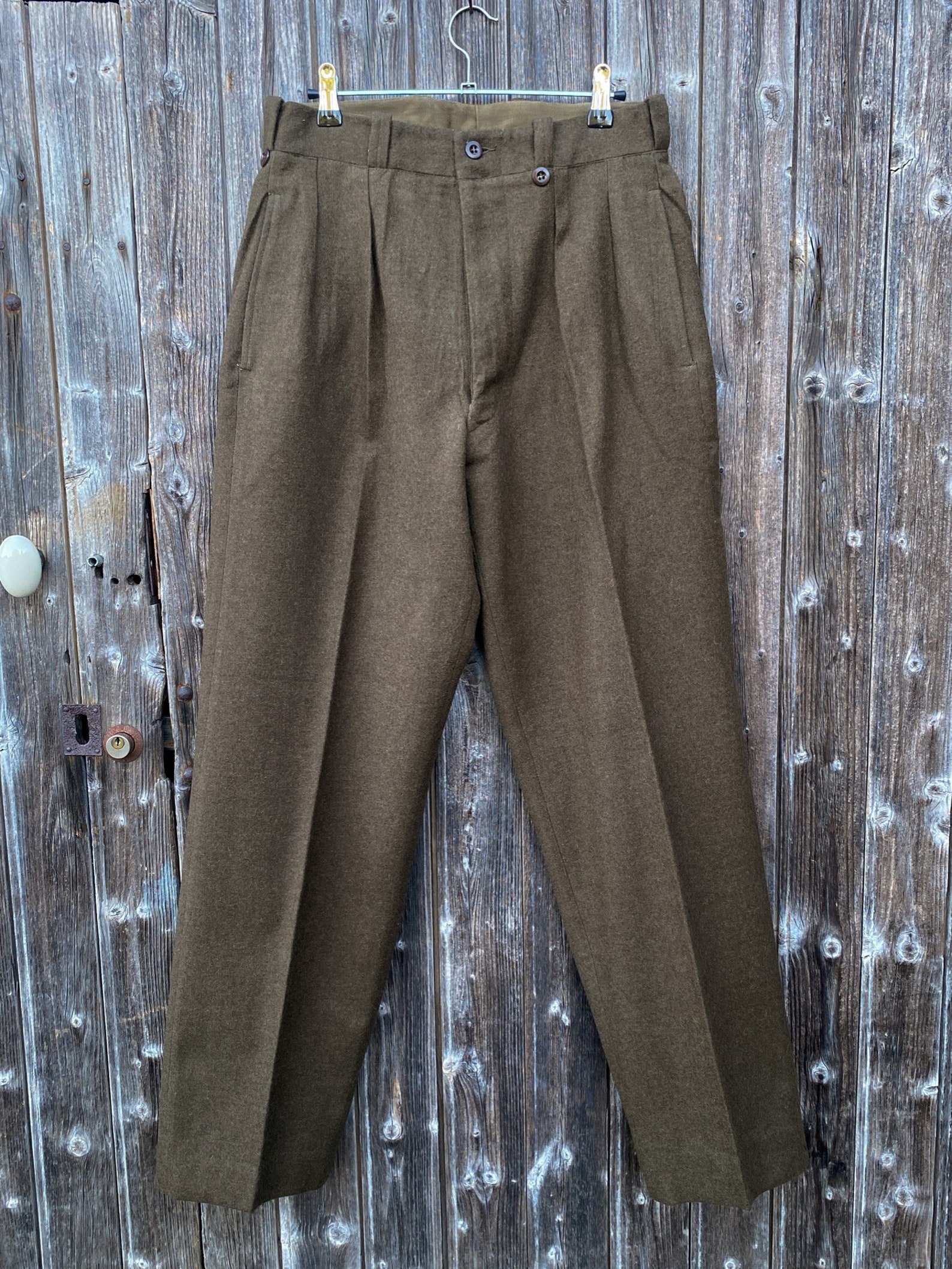 1960s M52 Pleated Wool Pants French Army Deadstock Size XS - Etsy