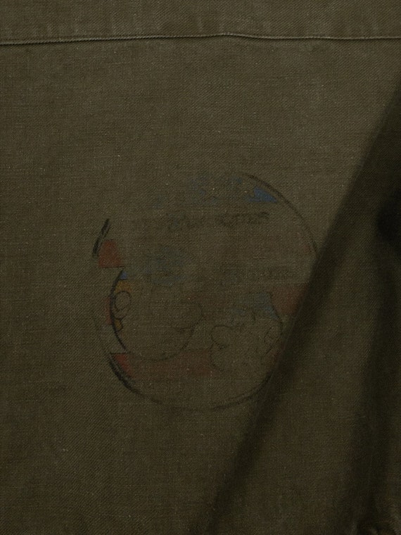 1950s French Army M47 Jacket, Custom Hand Painted, Si… - Gem