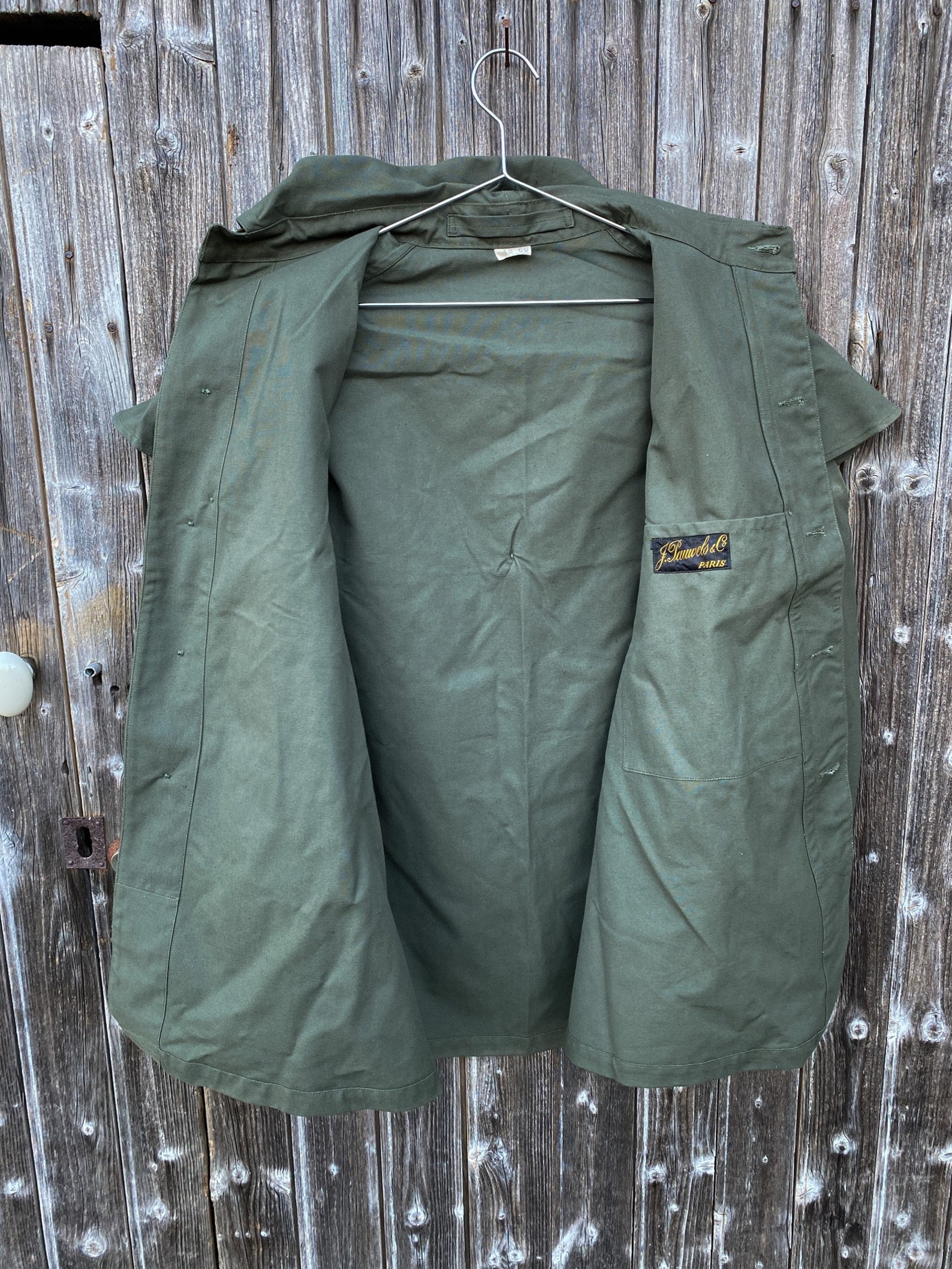 1950s French Rain Jacket Deadstock Size M to XL - Etsy