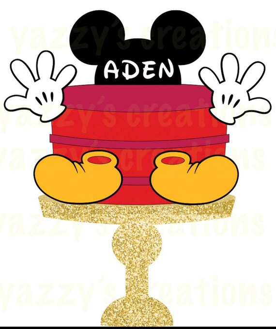 Mickey Mouse Ears Cake Topper