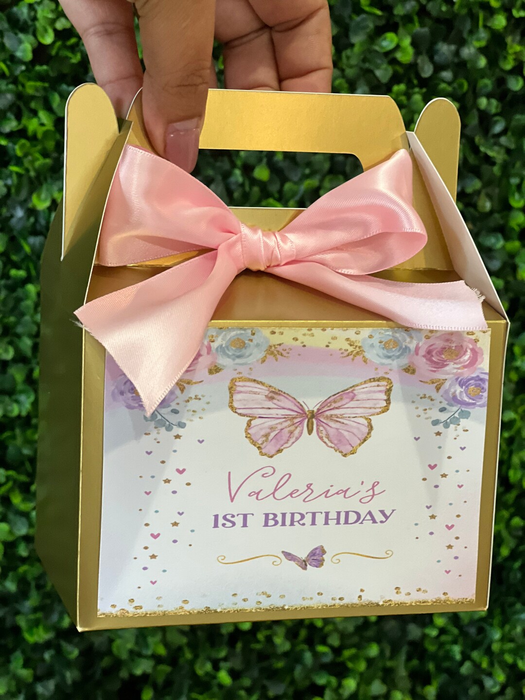 10 Gable Boxes/ Gable Box/butterfly Candy Box/party Favor - Etsy