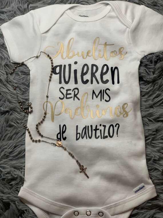 Backdrops & Props Party Supplies spanish bodysuit Quieren ser mis ...