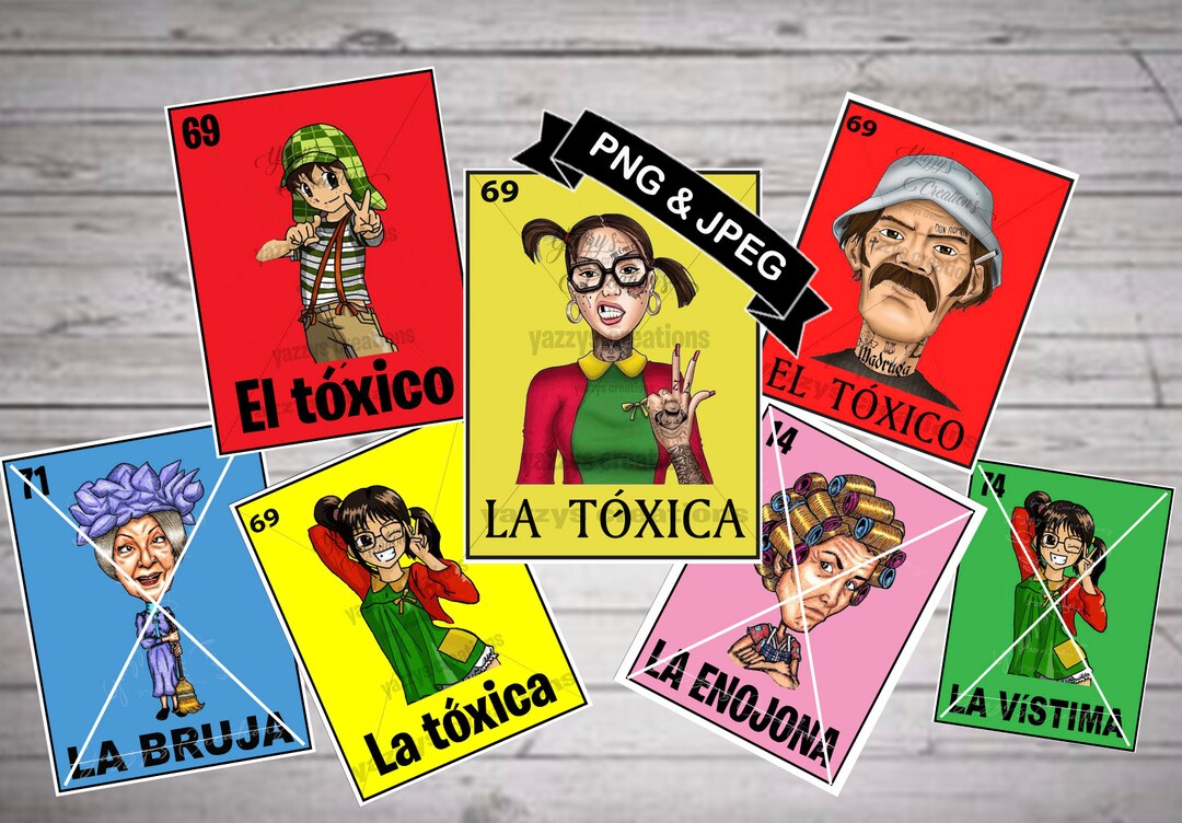El chavo toxico/la chilindrina toxica/Don Ramón tatuado/Tóxicos Bundle ...