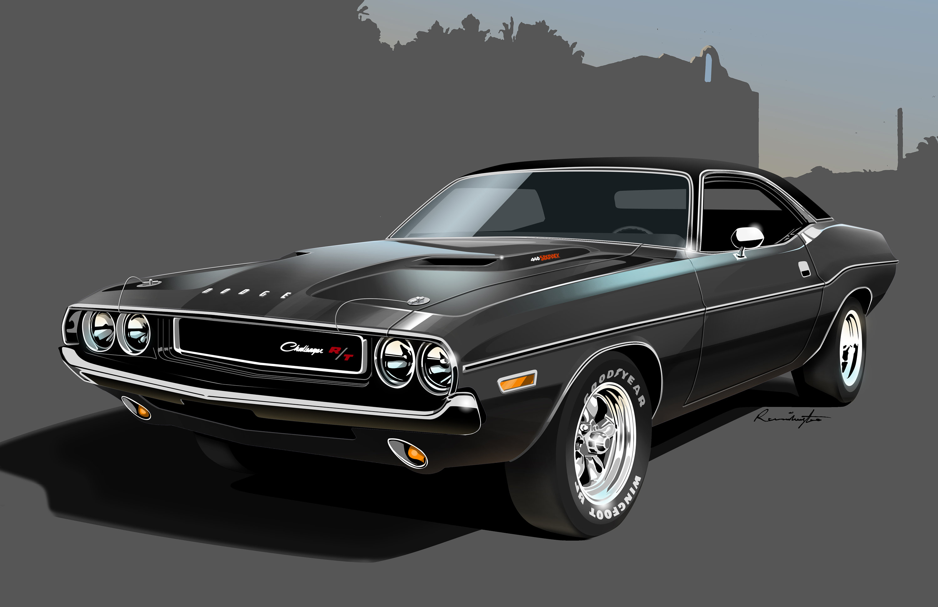 1970 Dodge Challenger With Blower