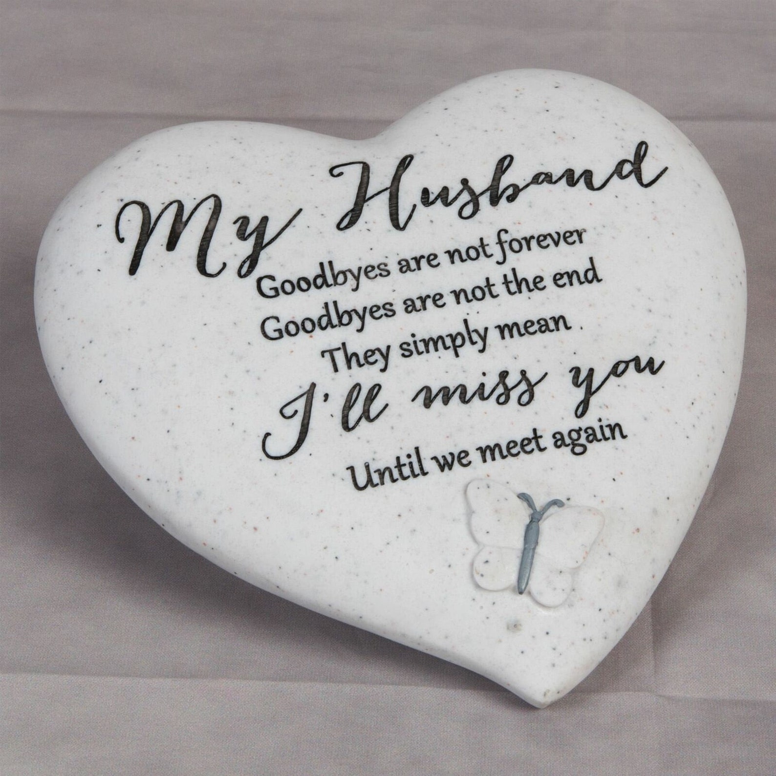 In Loving Memory Graveside Heart Plaque Memorial Remembrance - Etsy UK