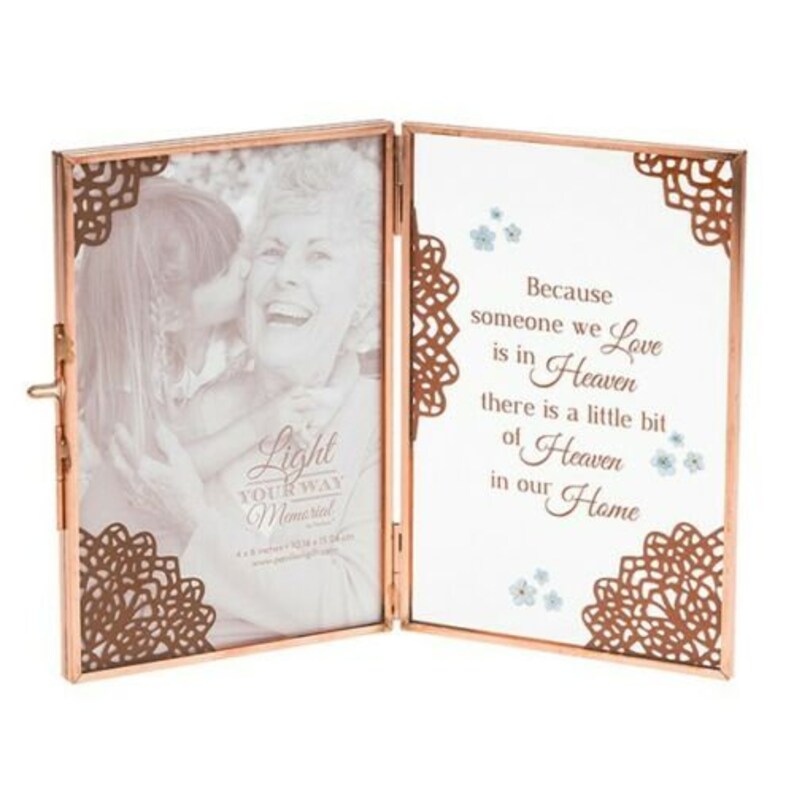 Memorial in Loving Memory Photo Frame Heaven Deeply Loved - Etsy UK