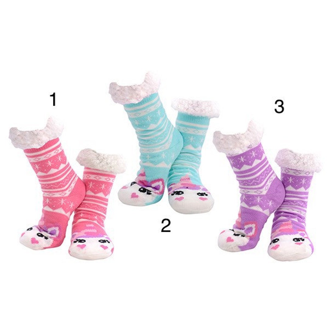 Ladies / Girls Nuzzles Sherpa Slipper Socks Cosy Toes Super - Etsy