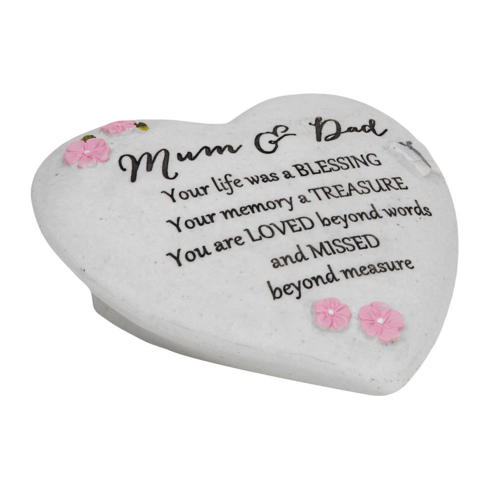 In Loving Memory Graveside Heart Plaque Memorial Remembrance - Etsy UK