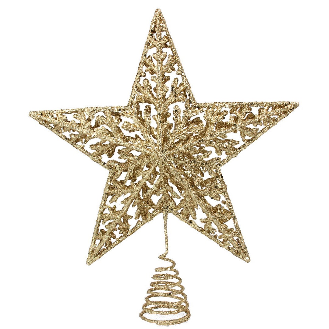 Gisela Graham Gold Tree Top Star 32cm Gold Filigree Star - Etsy