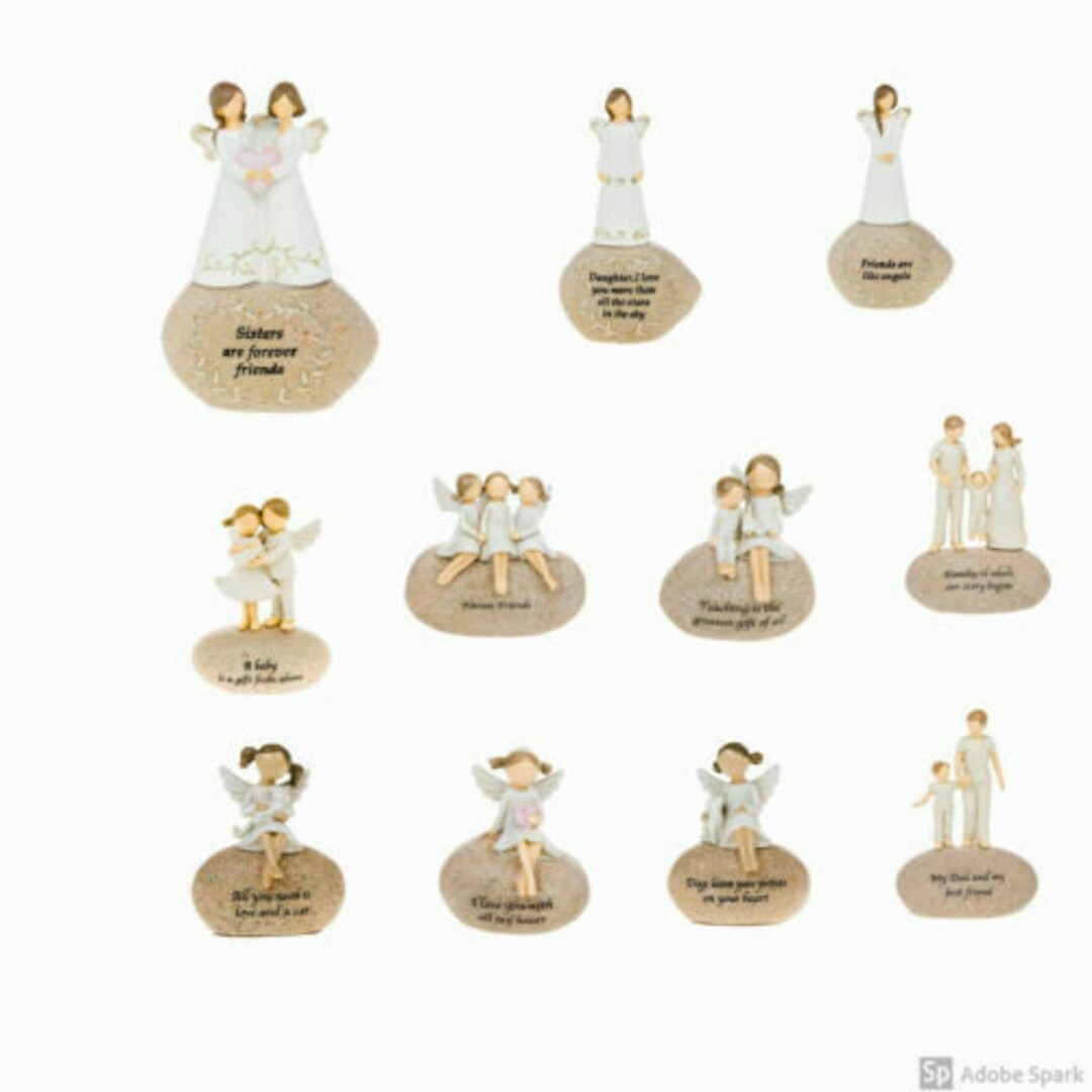 Shudehill Angel Sentiment Stones Friends Mum Dad Sister Daughter Love ...