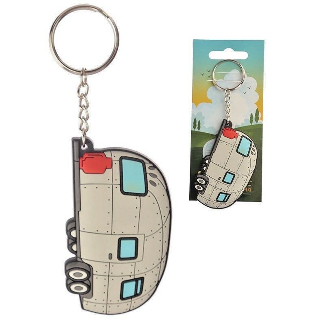 Caravan Pvc Keyring Campervan Keyring Camping Motorhome - Etsy
