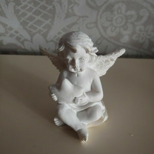 Small Angel Figurine Decorative Ornament Home Decoration Gift Memorial ...