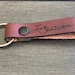 Leather Key Chain,handwriting Key Chain,personalized Key Chain ...