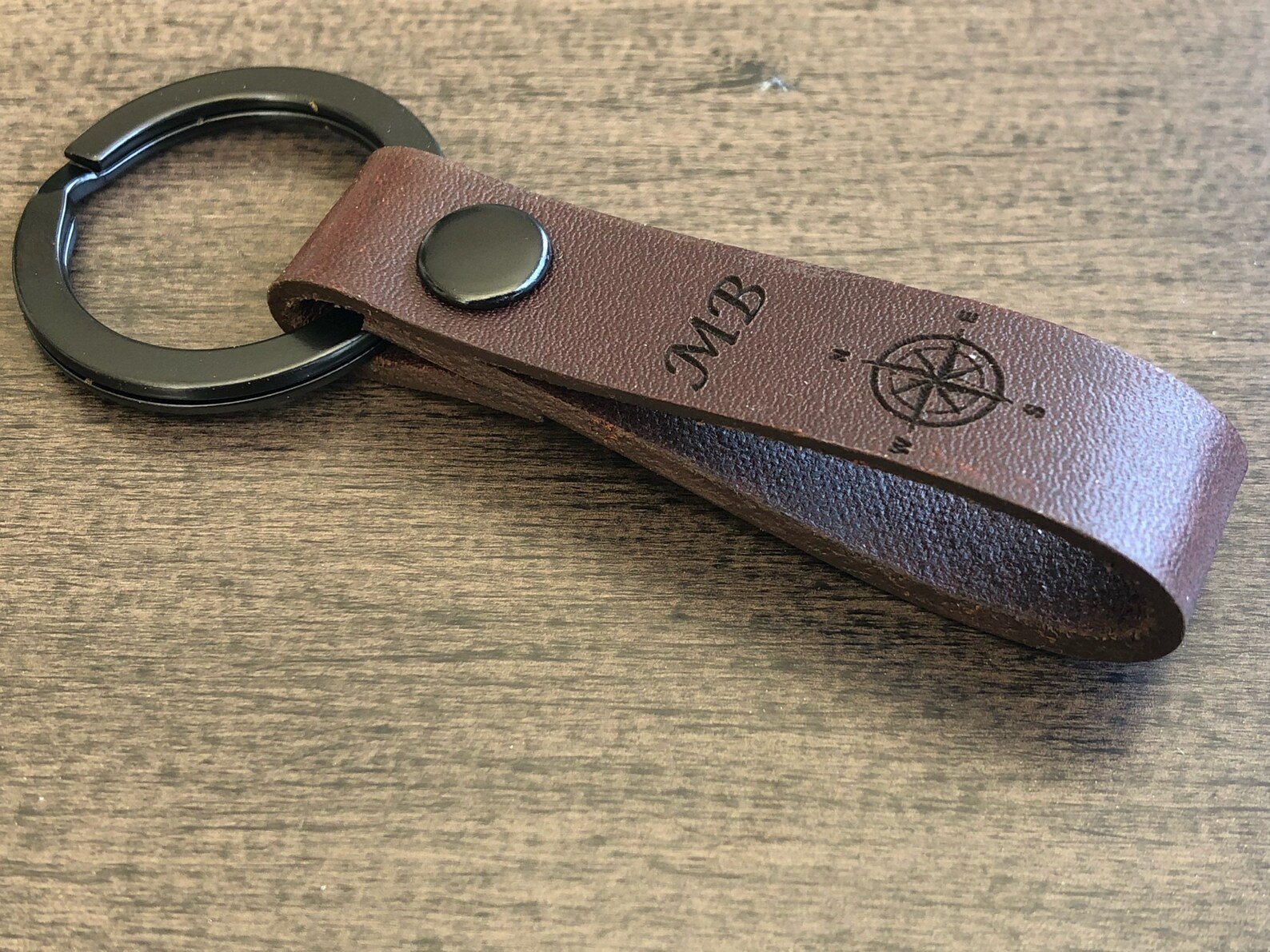 Leather Key Chainpersonalized Key Chaincustom Leather - Etsy