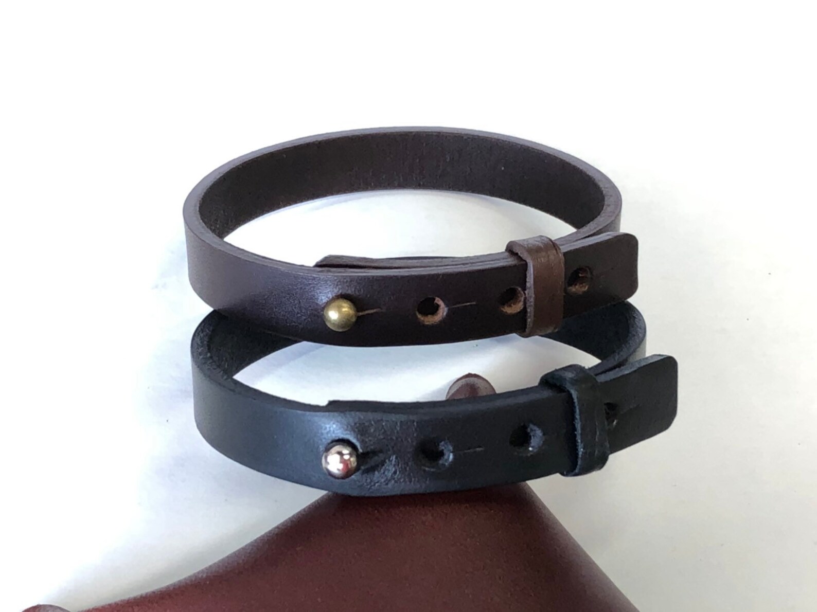 Adjustable Bracelet for Men Personalized Leather Bracelet Custom ...