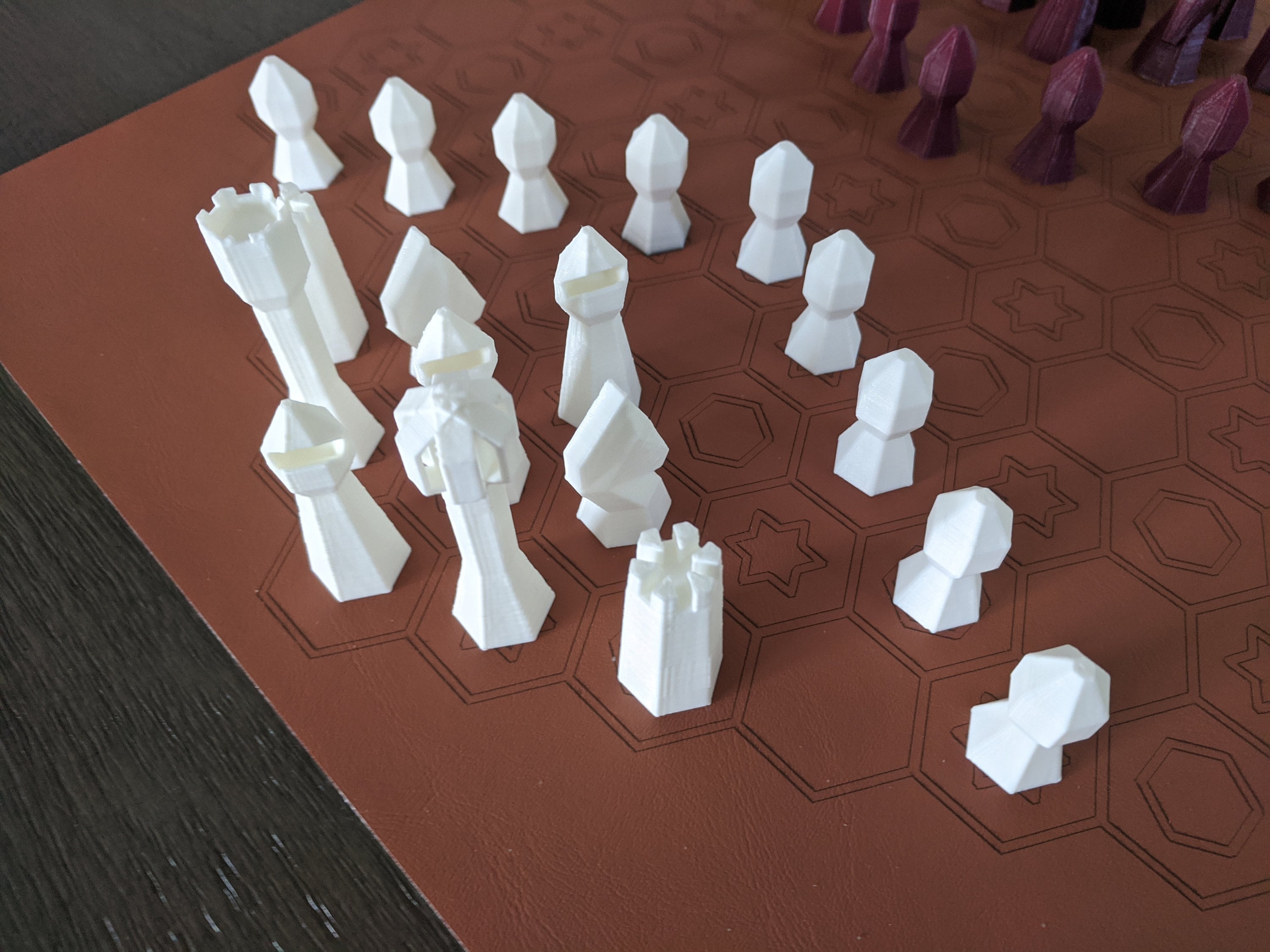 Gliński Hexagonal Chess Set - Etsy