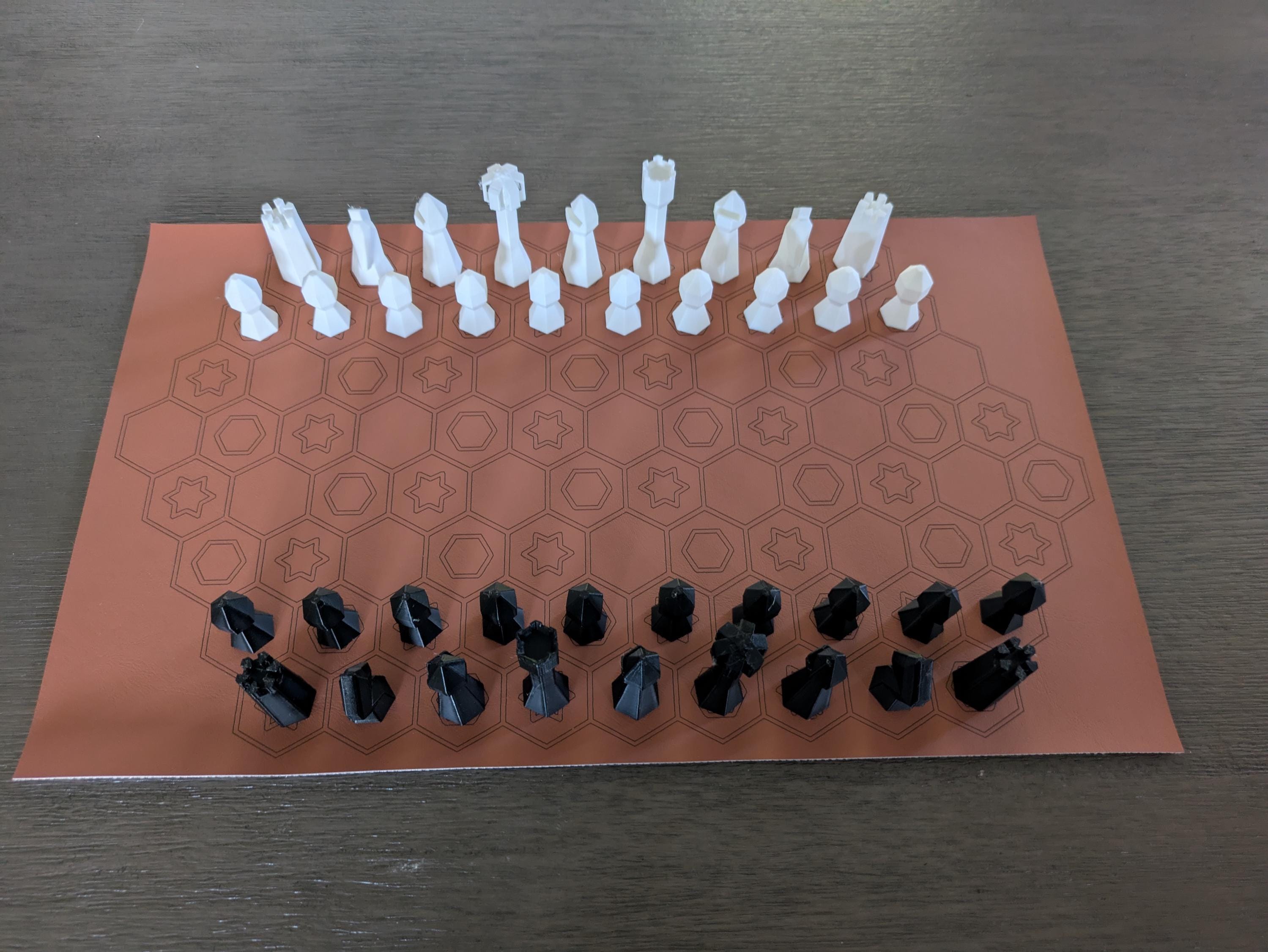 Brusky Hexagonal Chess Set - Etsy
